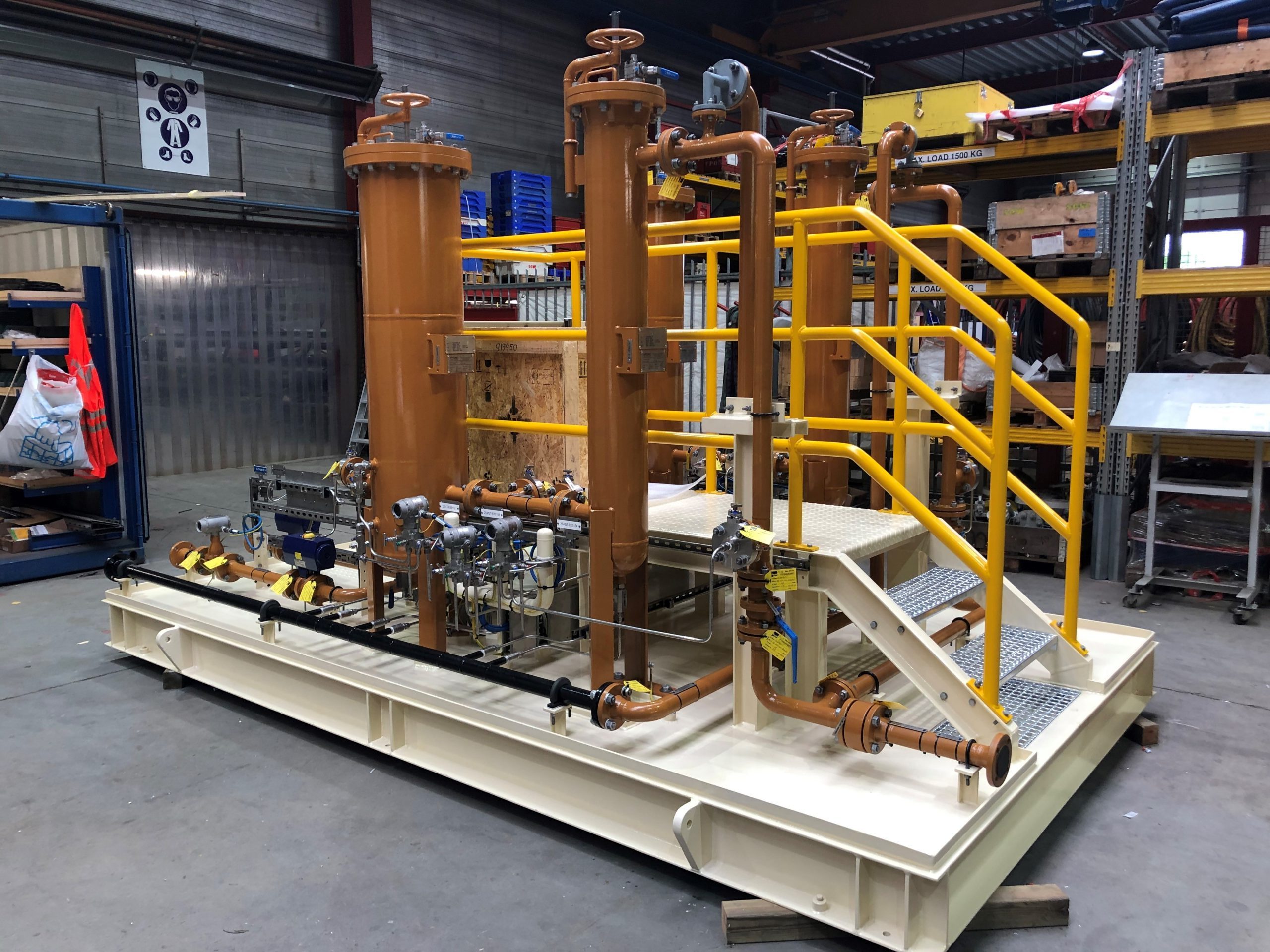 Air Receiver, Diesel Oil Purifier & Slop Water Treatment System for an ...